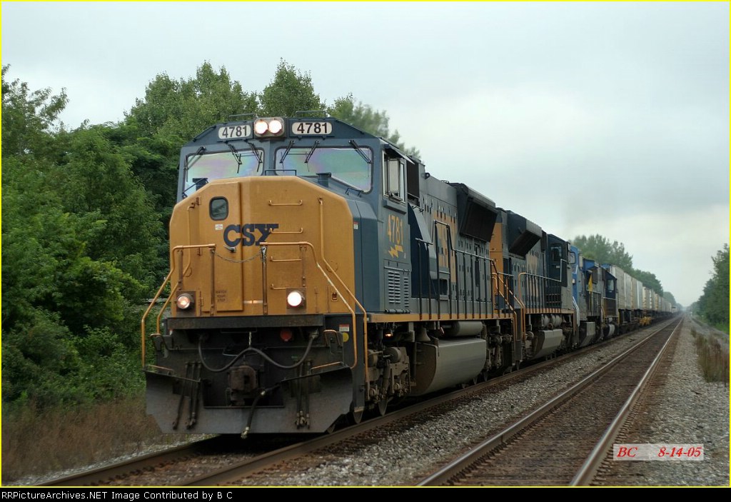 CSX 4781 08/14/2005